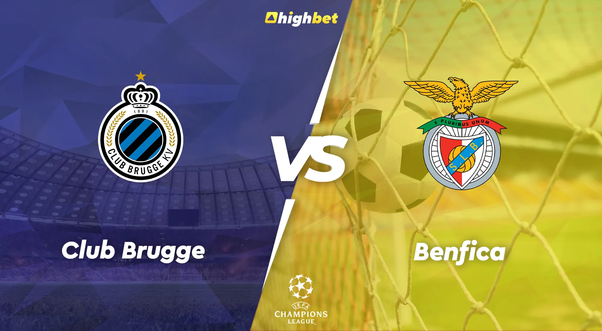Club Brugge vs Benfica - UEFA CL - HighBet Blog